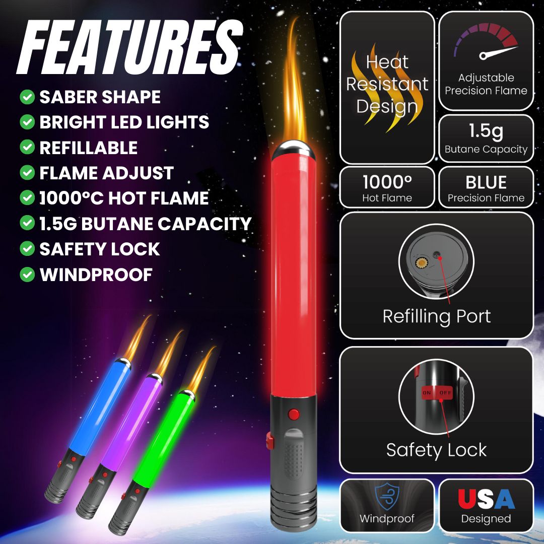 Saber Refillable Gas Torch | Shop Online Now